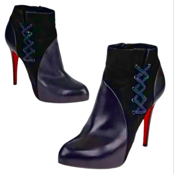 Christian Louboutin | Shoes | Christian Louboutinblack Suede And ...